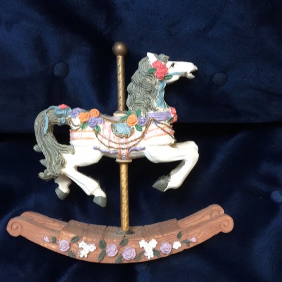Vintage | Accents | Vintage Very Detailed Carousel Rocking Horse | Poshmark